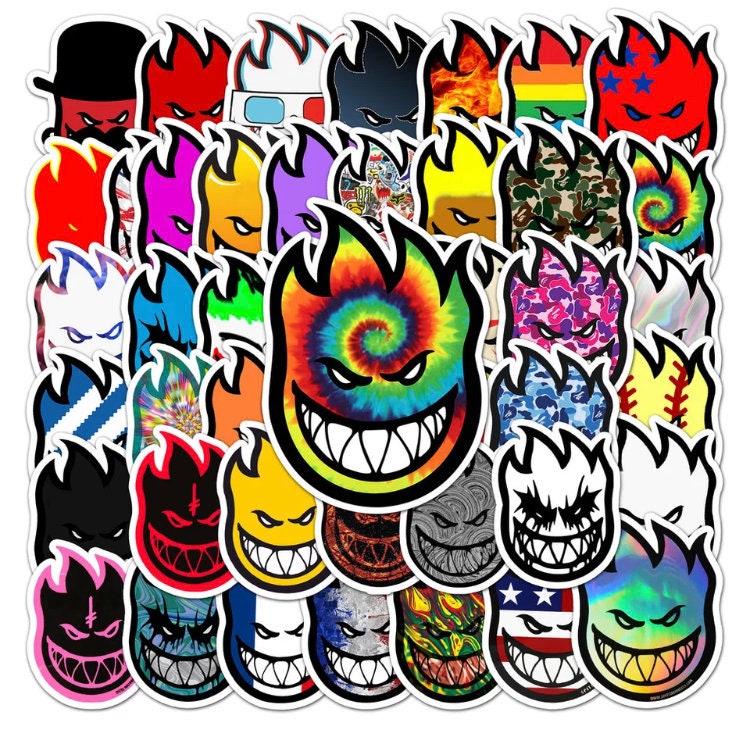 50 Funny Skateboard Sticker Pack With 50 or 100 Graffiti Stickers ...