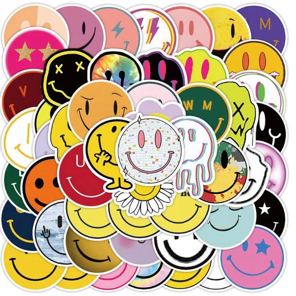 Smiley aufkleber - Etsy.de