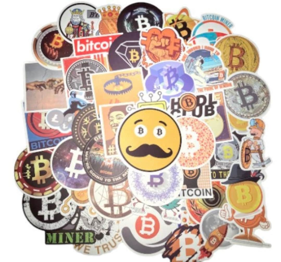 50 Bitcoin Crypto Currency Set Sticker Pack With 50 High-quality Crypto ...