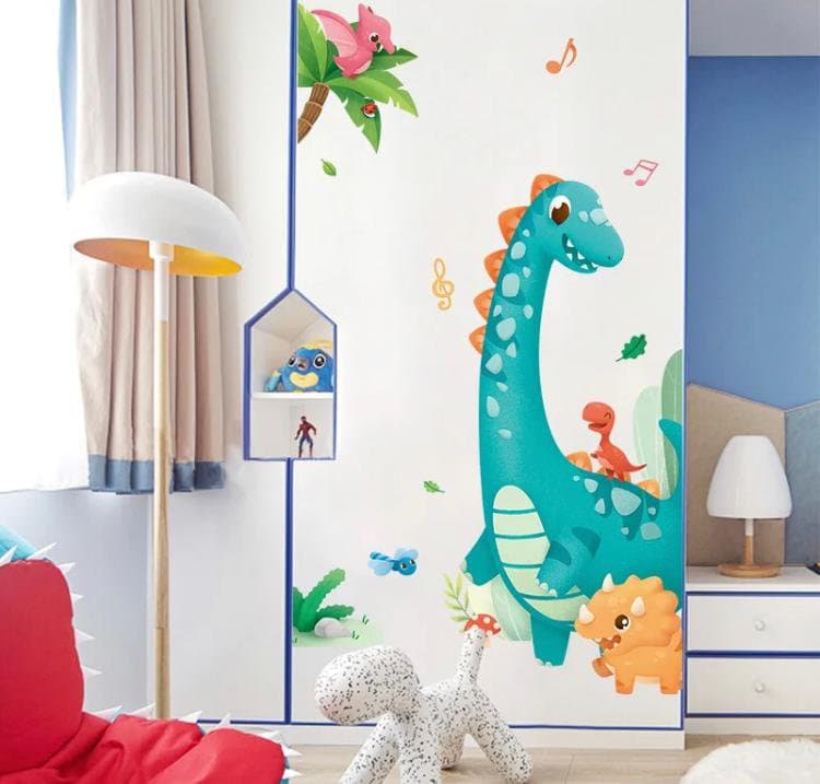 Cartoon Dinosaur Sticker Set Sweet Wall Sticker for Kids Cute - Etsy