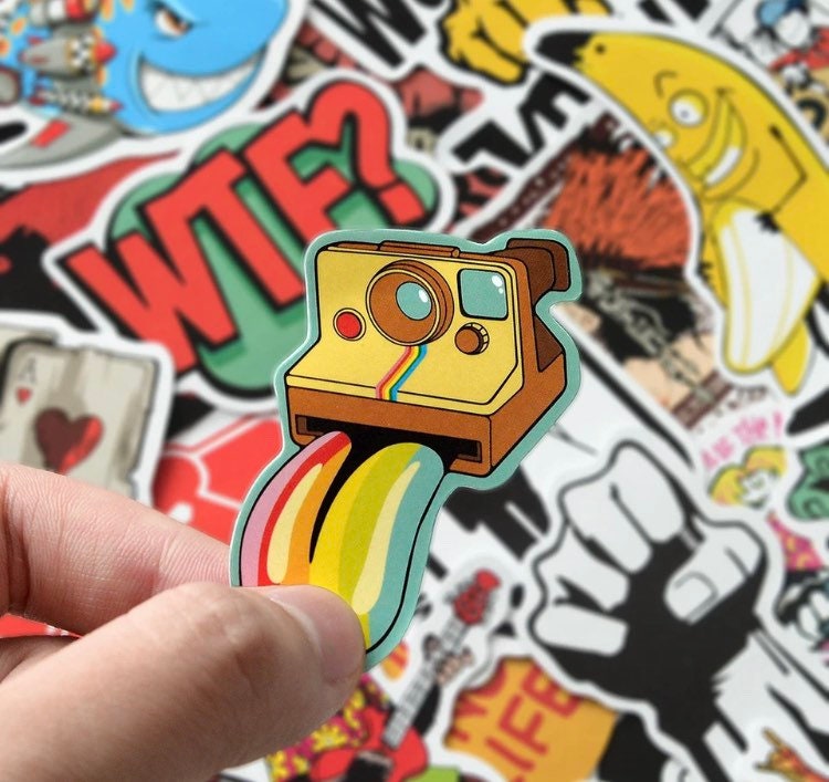 50 Skateboard Sticker Pack With 100 or 50 Street Stickers in Graffiti ...