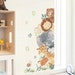 Jungle Cartoon Sticker Set Wall Decal for Kids Lion Giraffe - Etsy