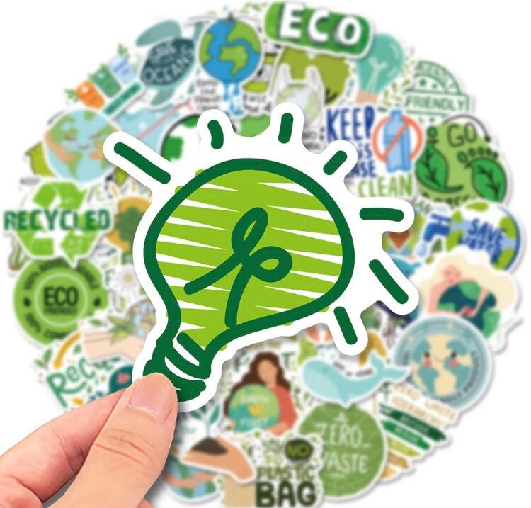 50 Environmental Sticker Pack With 100 or 50 High Quality - Etsy