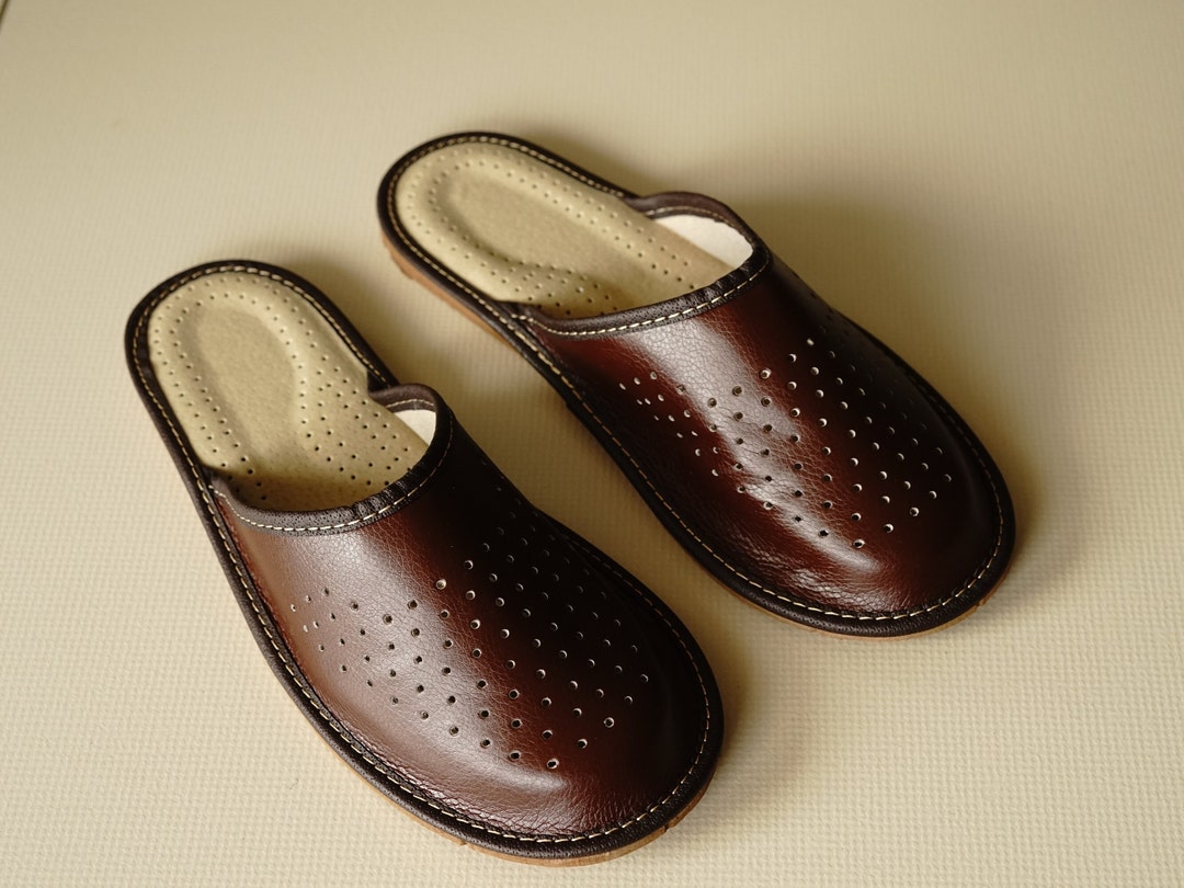 Men's Slippers Comfy Indoor Outdoor Shoes natural - Etsy