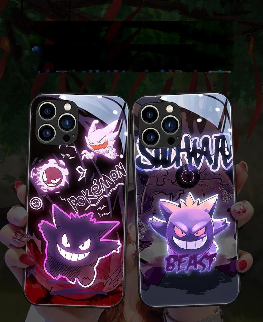 Incoming Light up Anime Phone Case Customizable for iPhone 15, 14, 13 ...