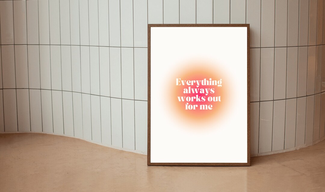 AFFIRMATION Wall Art, STATEMENT Wall Art, AURA Wall Art, Everything ...
