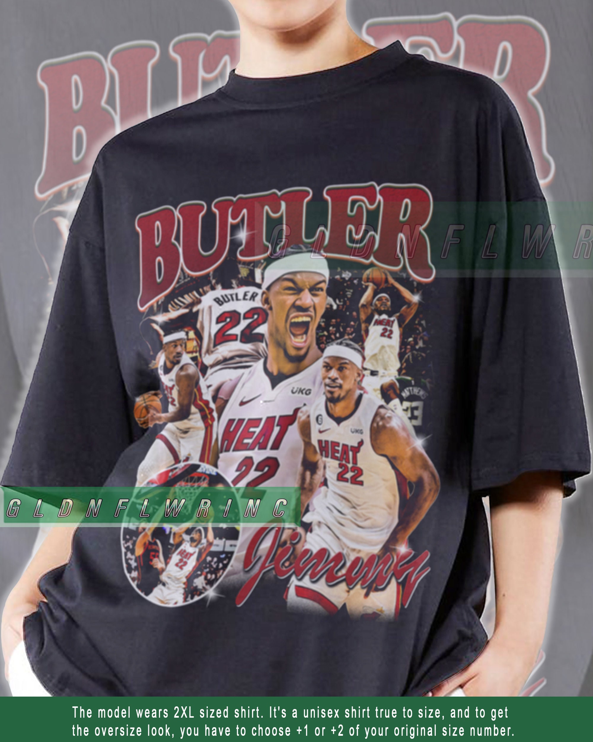 Jimmy Butler Vintage 90s T-Shirt Rockatee