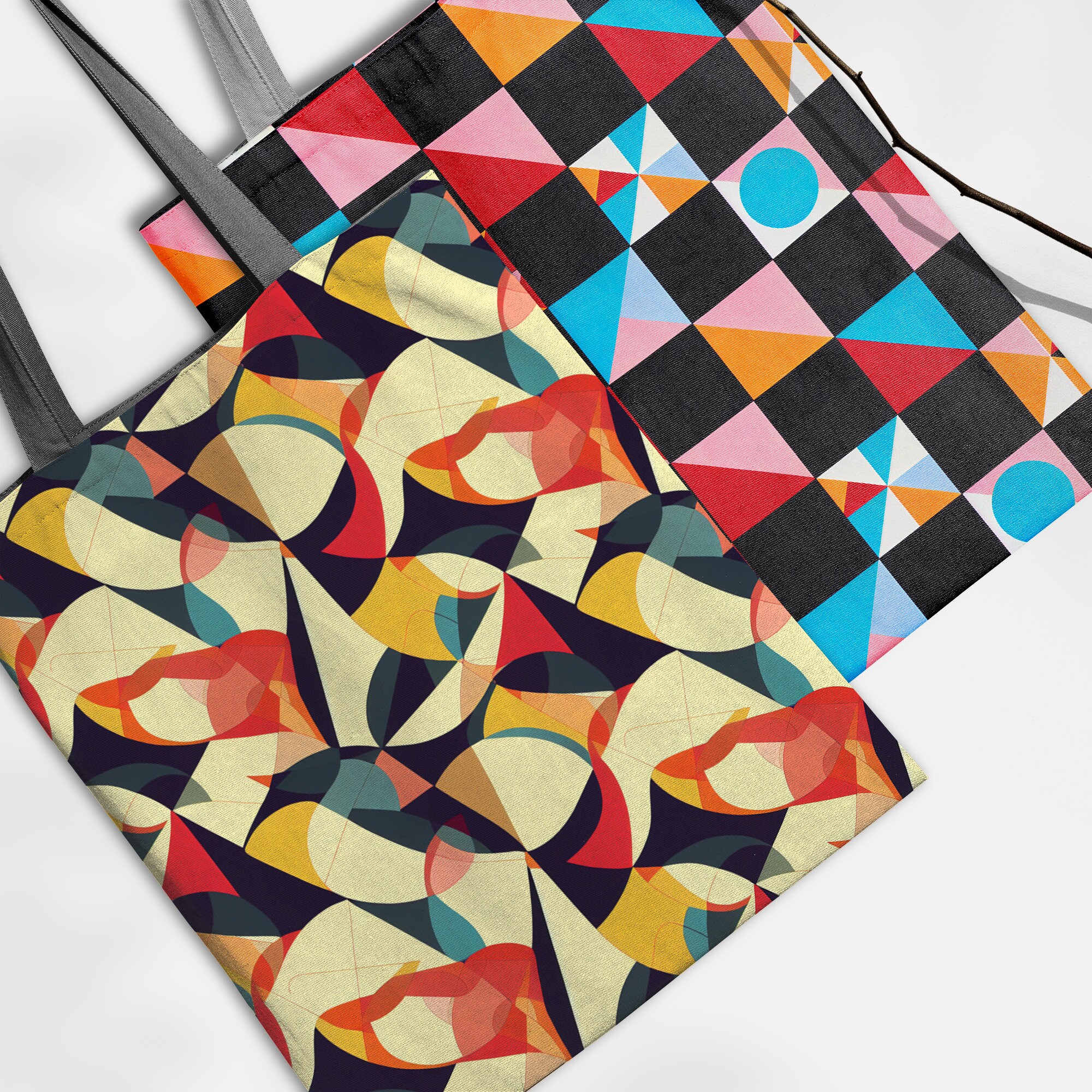 20 Seamless Retro Shapes Patterns Digital Papers, Seamless Pattern ...