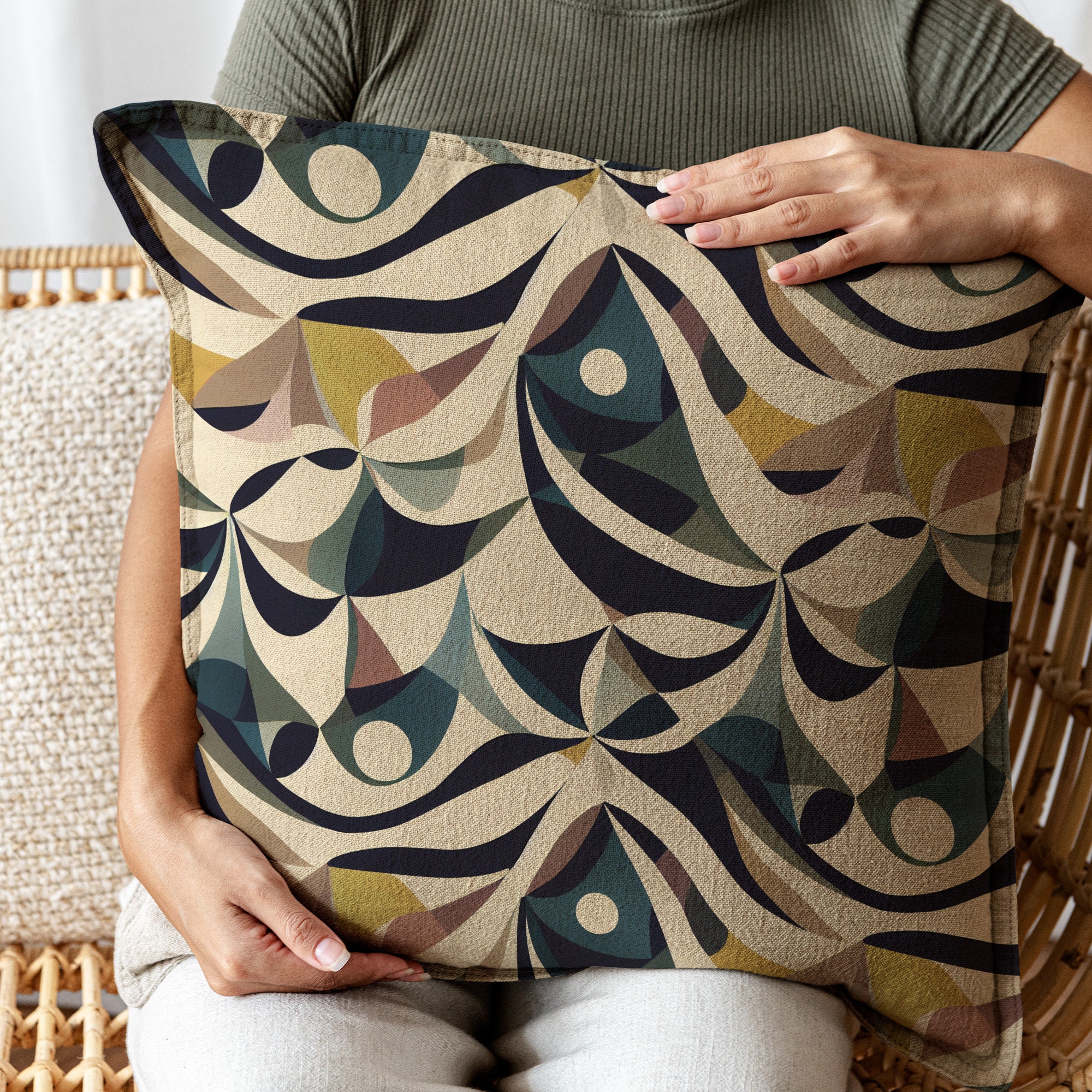 20 Seamless Retro Shapes Patterns Digital Papers, Seamless Pattern ...