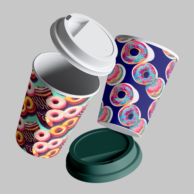 20 Cute Seamless Donuts Patterns Digital Papers, Donuts Digital Paper ...