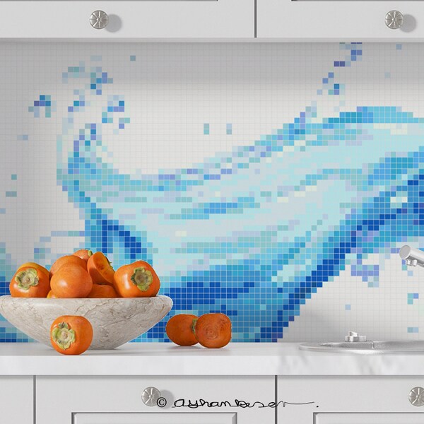 Water Floor Mural - Etsy