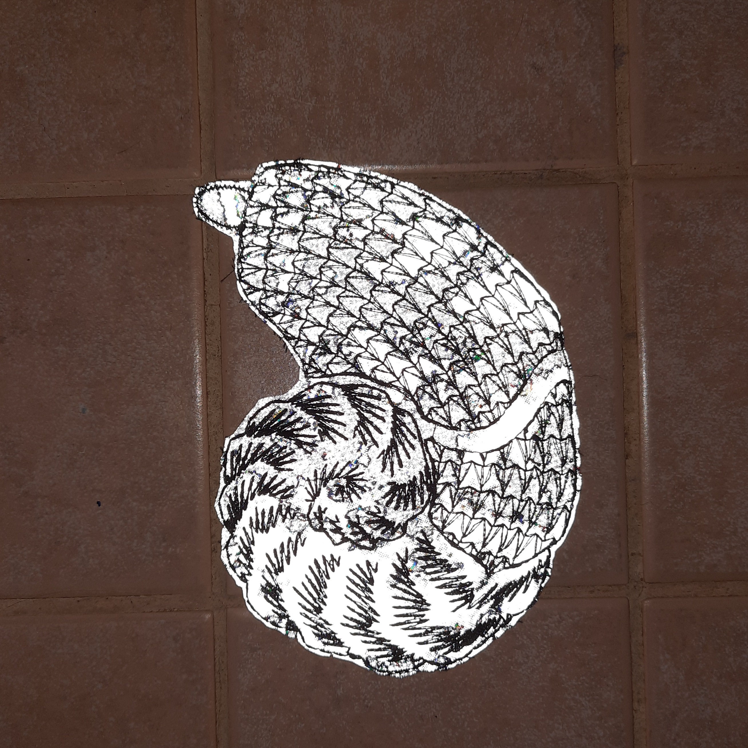 Sea Shell Nautilus Safety Reflector Embroidered Patch Iron On - Etsy