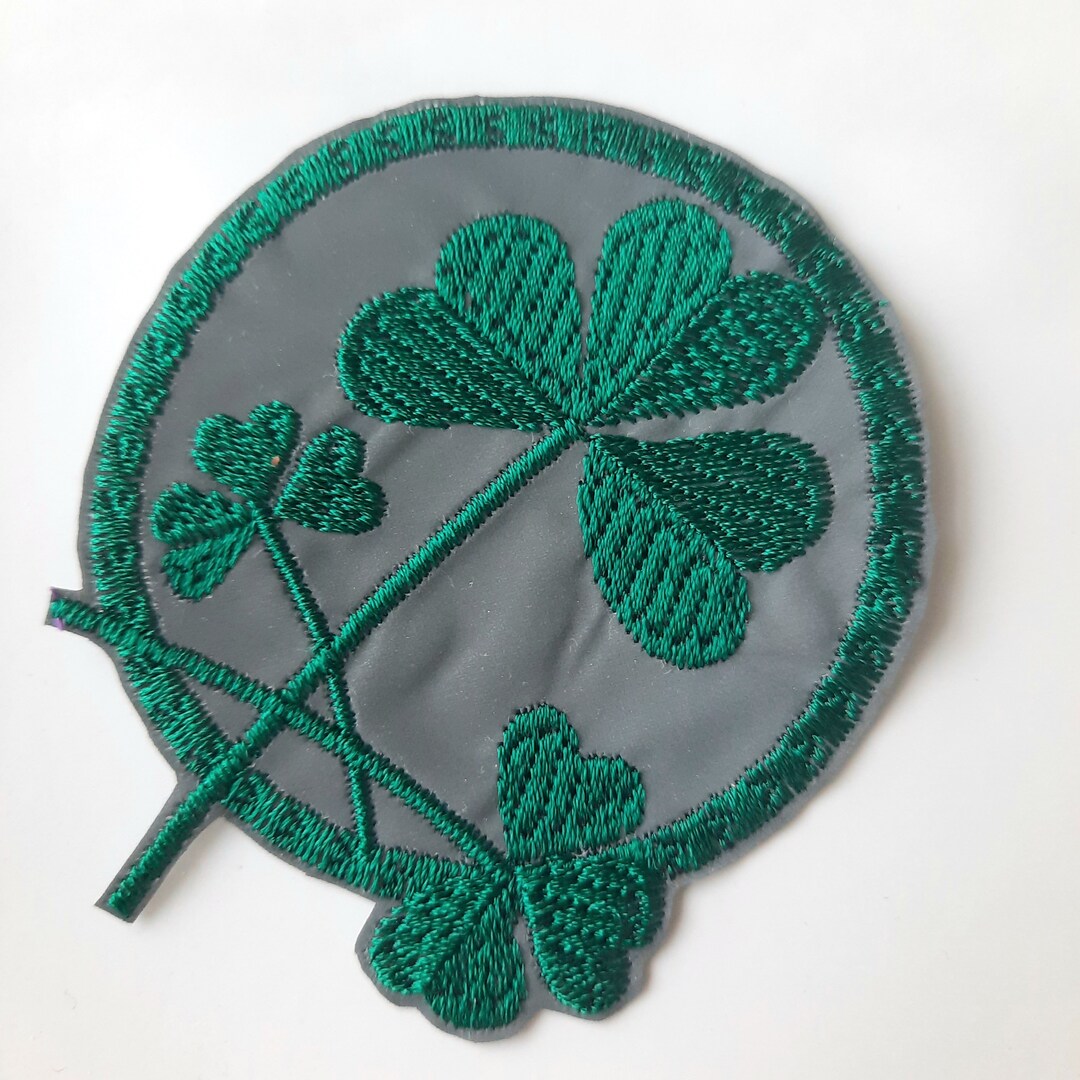 Clover Leaf Ireland Symbol St Patrick's Day Embroidered Patch Iron On ...