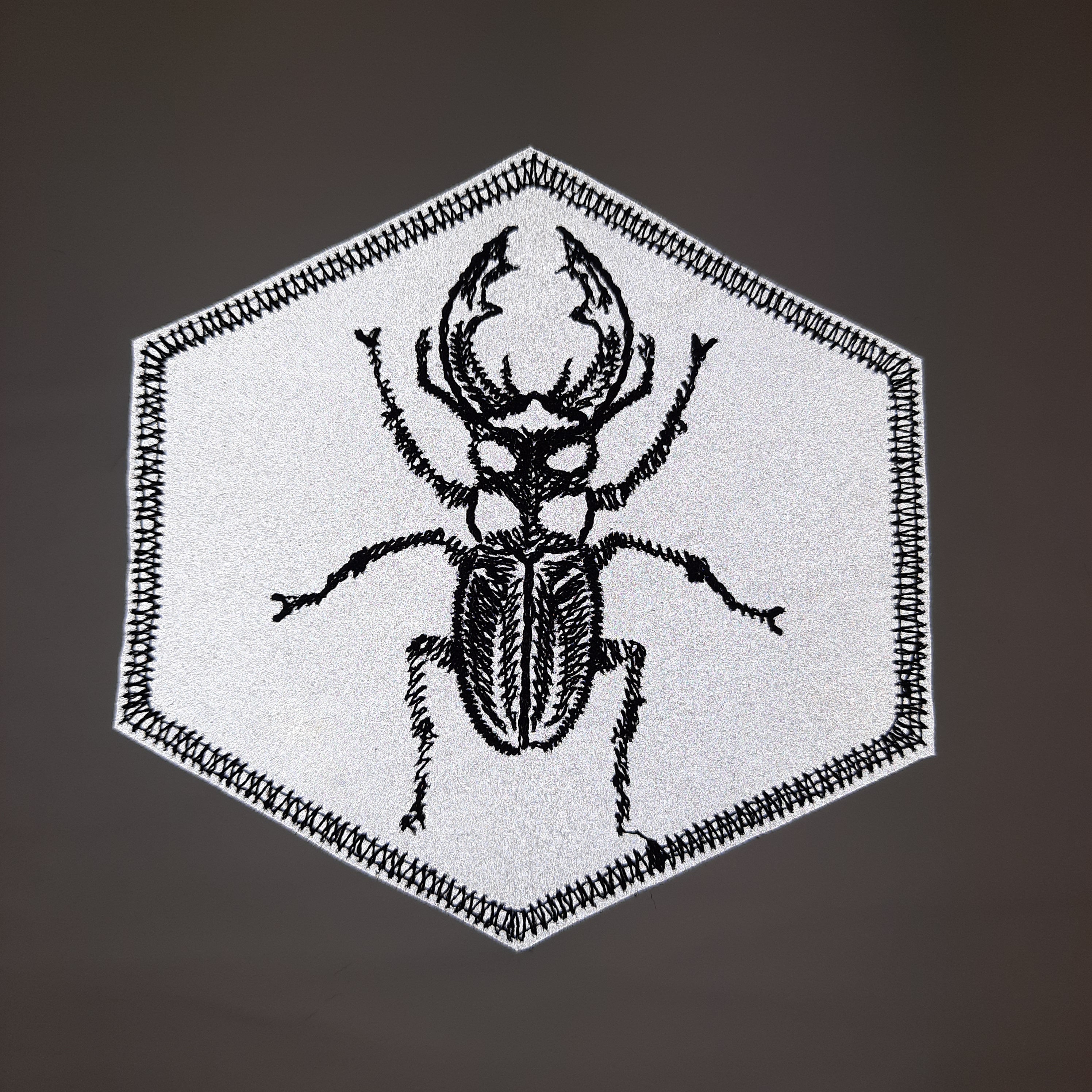 Reflective Beetle Embroidered Patch Insect for Backpack Iron On - Etsy