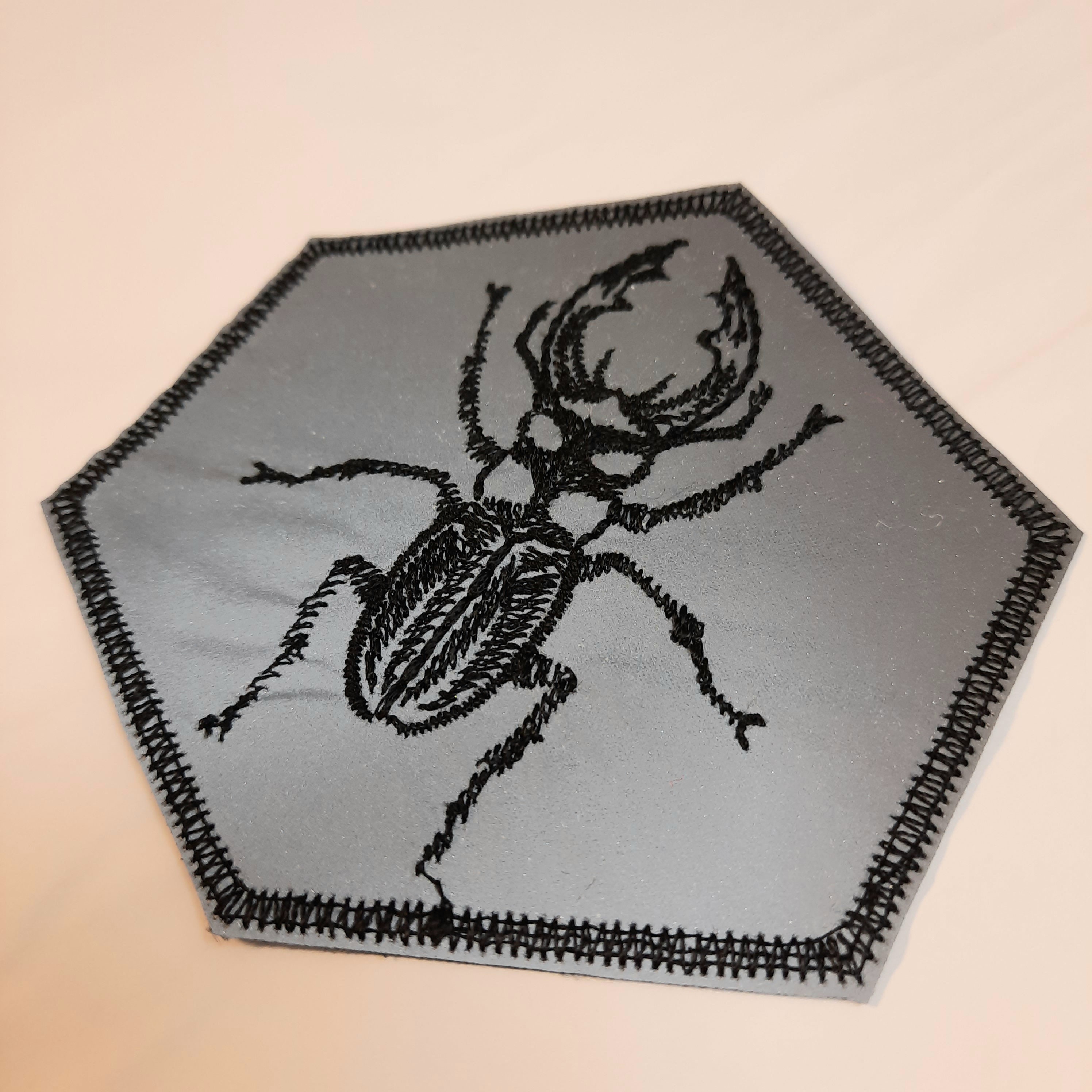 Reflective Beetle Embroidered Patch Insect for Backpack Iron - Etsy