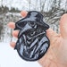 Plague Doctor Reflective Iron-on Embroidered Patch - Etsy