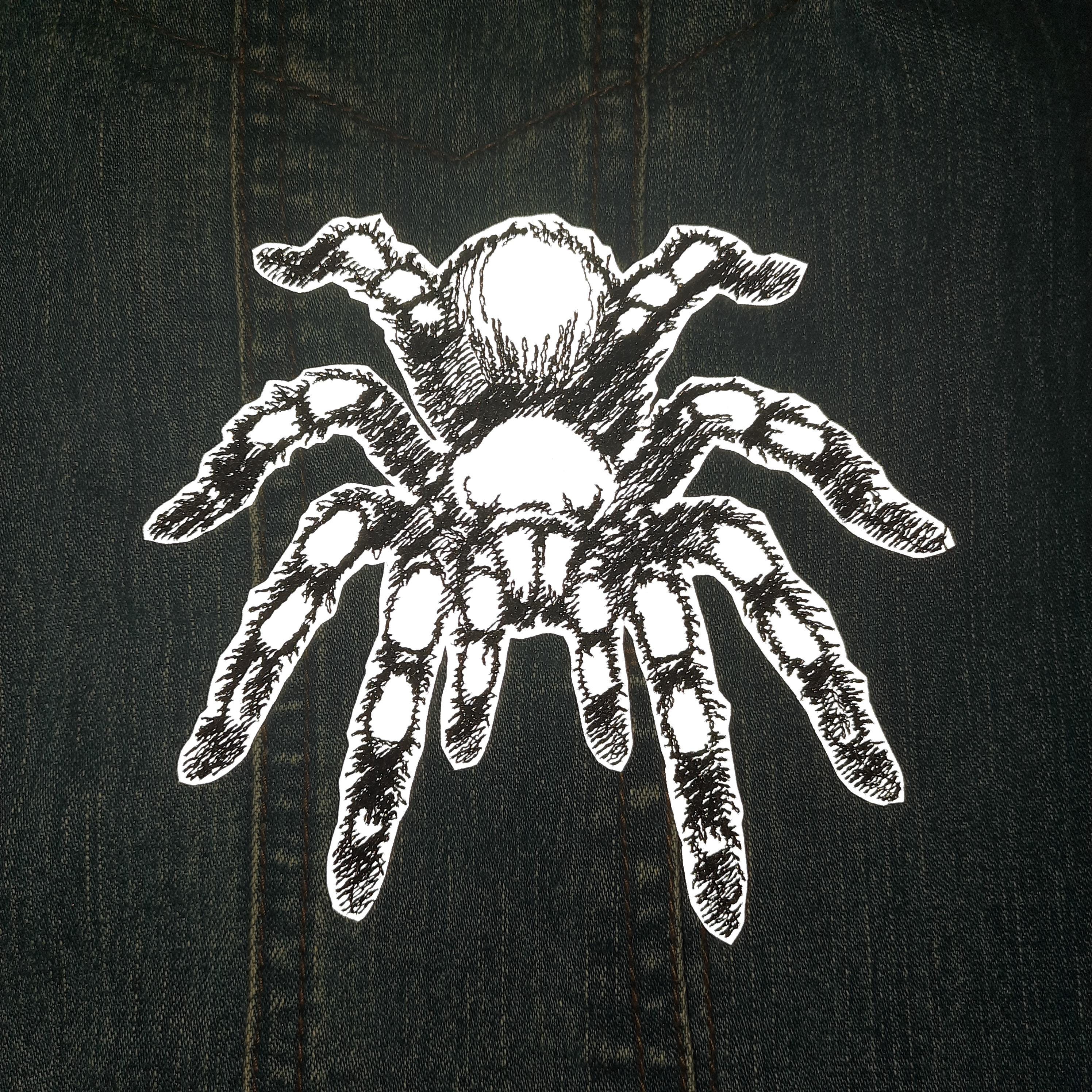 Tarantula Spider Reflective Iron-on Embroidered Patch - Etsy