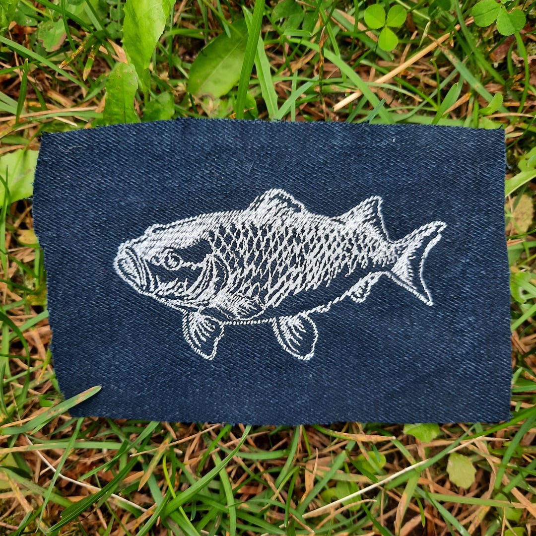 Fish Sew on Cotton Embroidered Patch - Etsy