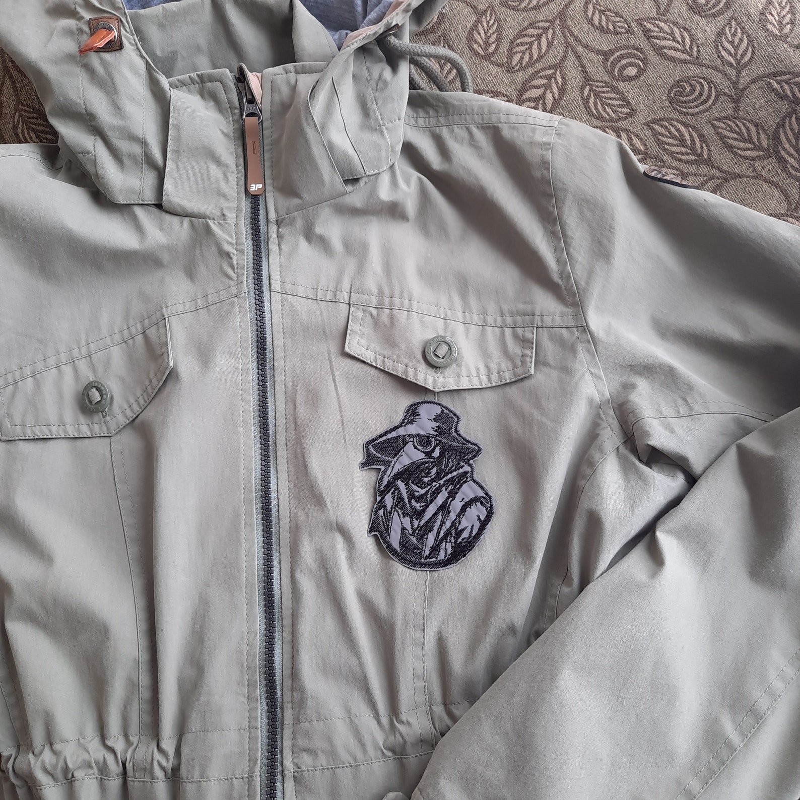 Plague Doctor Reflective Iron-on Embroidered Patch - Etsy