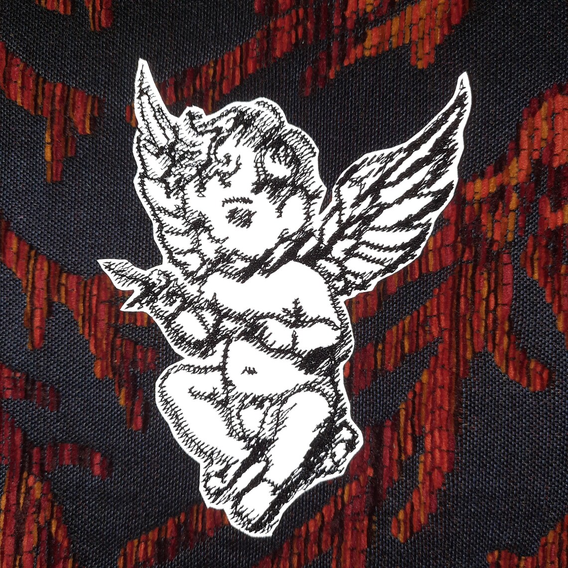 Cupid Angel Boy Iron on Reflective Embroidered Patch - Etsy