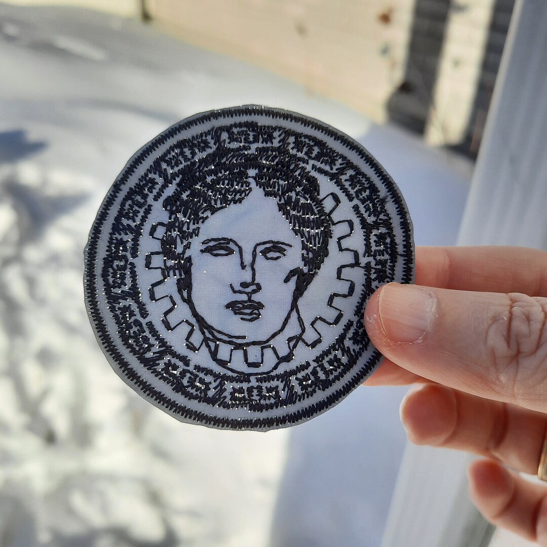 Aphrodite Greek Mythology Stamp Reflective Embroidered Patch Iron-on ...
