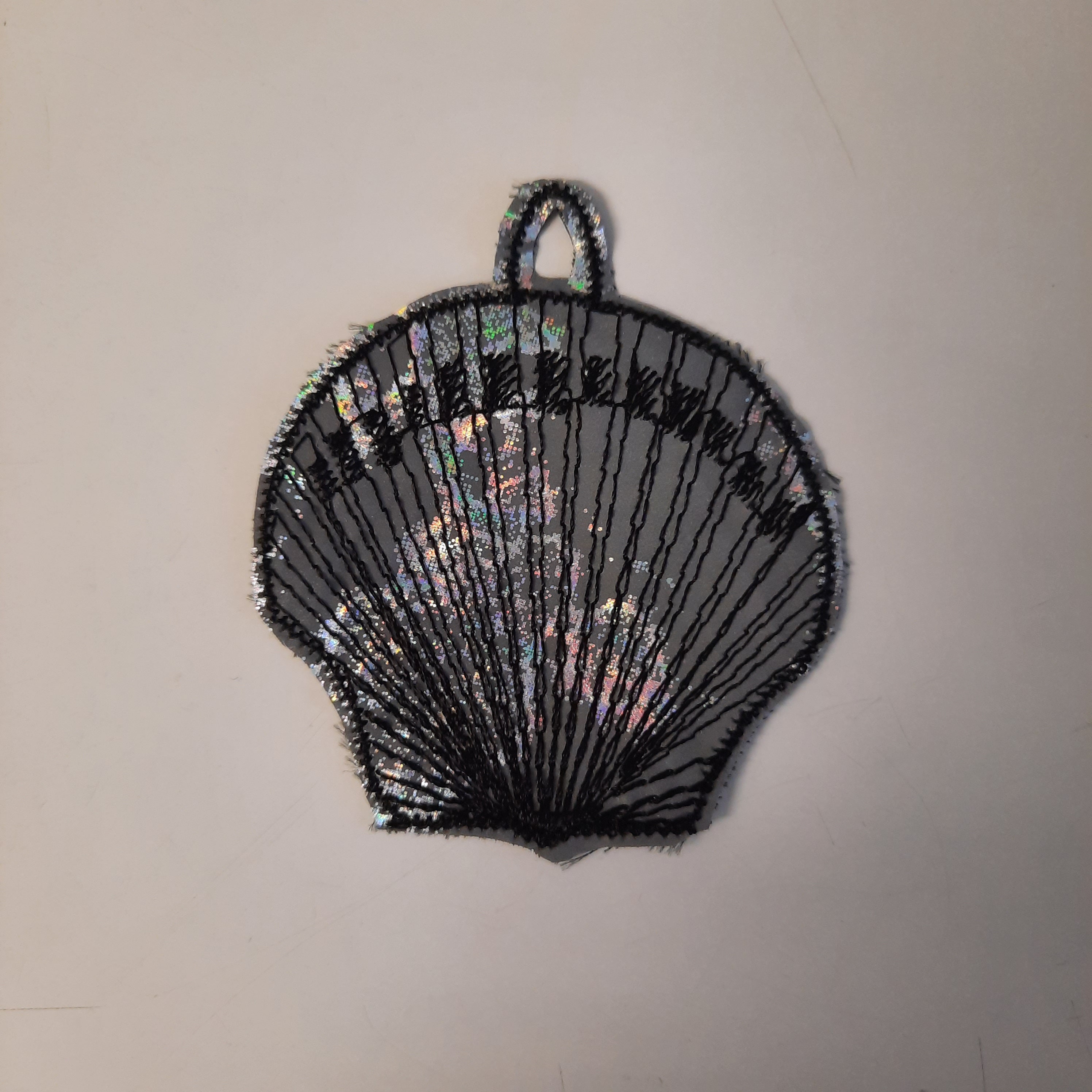 Seashell Shell Safety Reflector Sew-on Embroidered Patch - Etsy