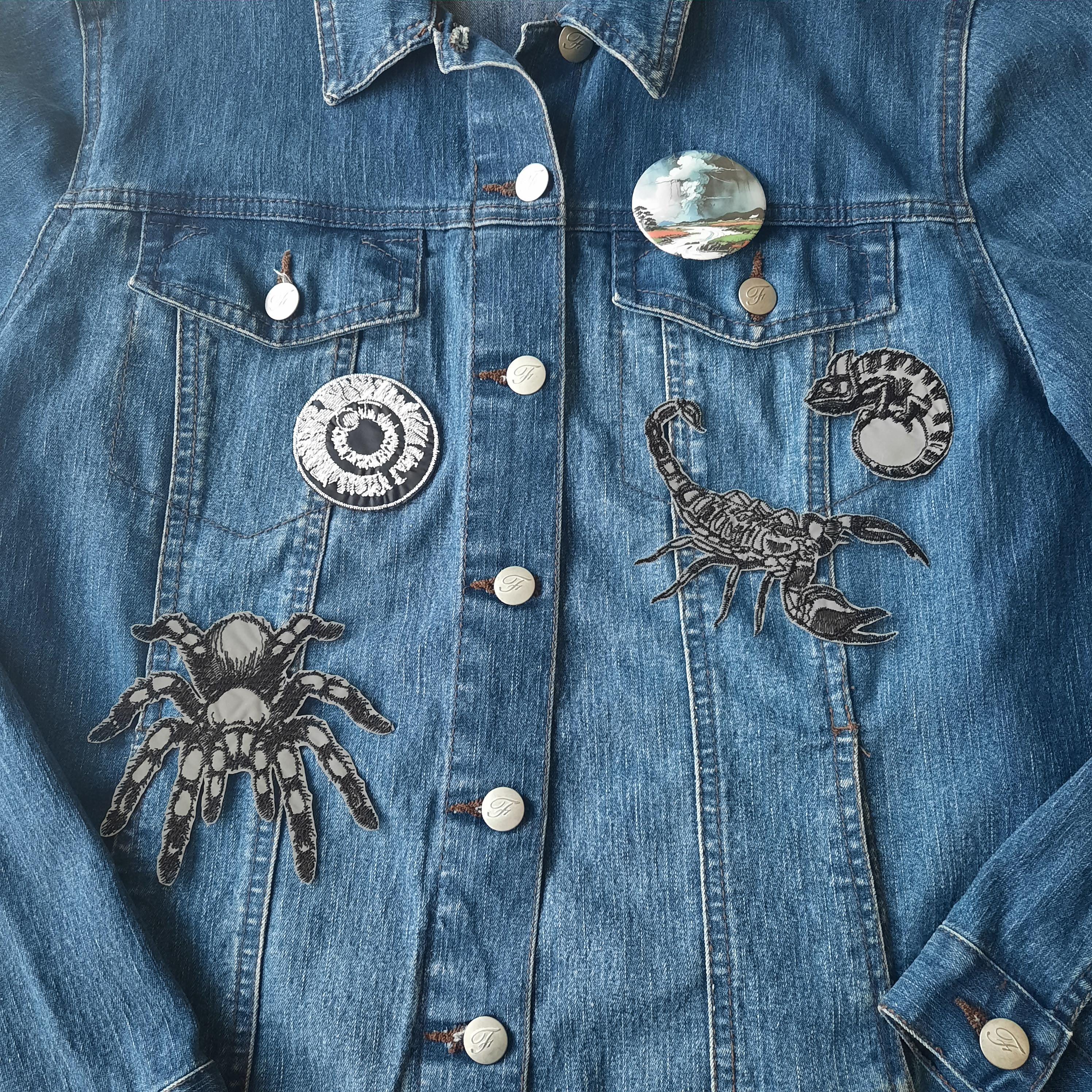 Tarantula Spider Reflective Iron-on Embroidered Patch - Etsy