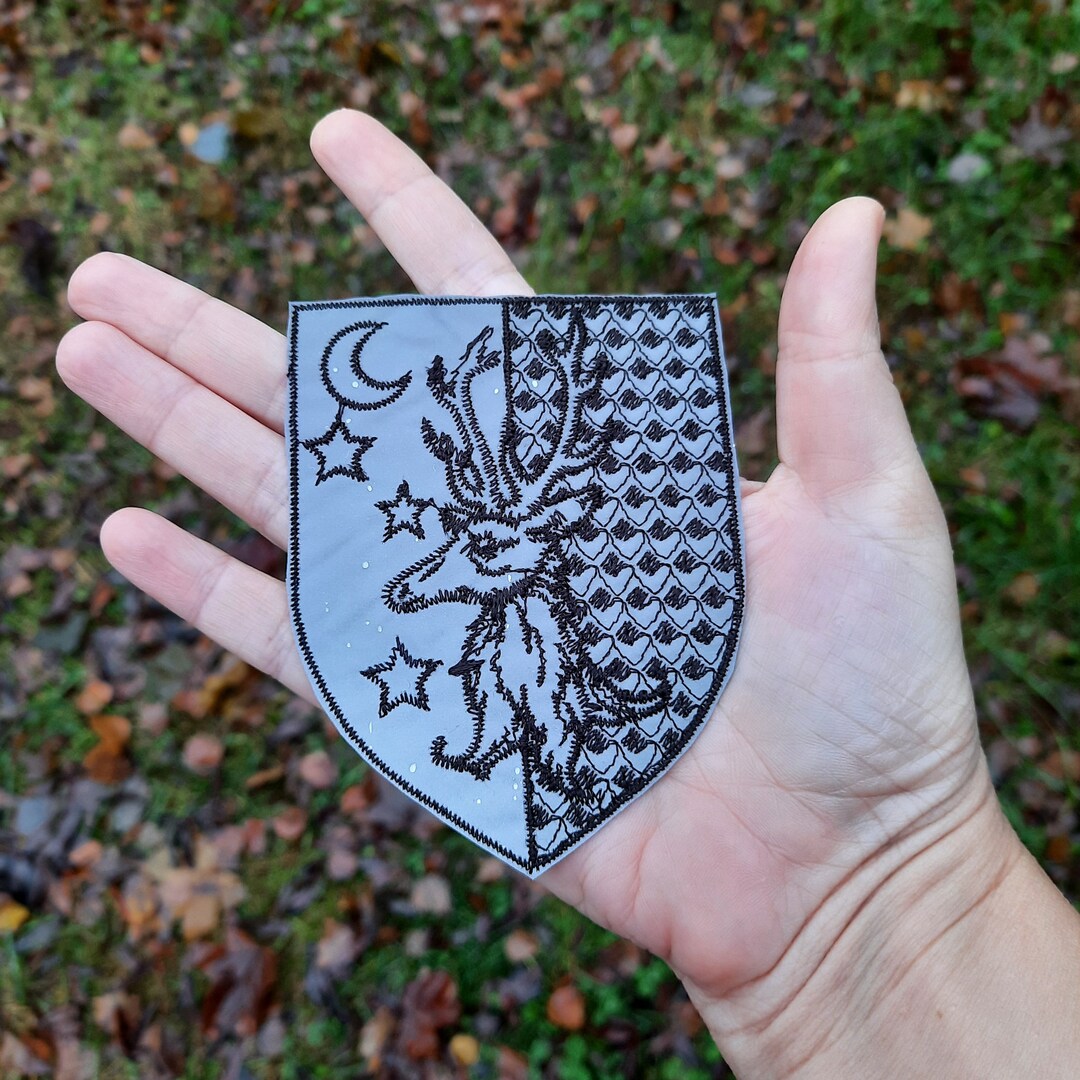 Coat of Arms Deer Heijastinmerkki Embroidered Patch - Etsy