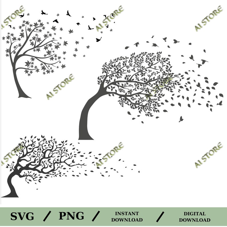 Árbol de la vida svg, Tree svg, paquete de svg de bosque, svg de bosque ...