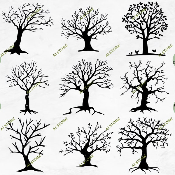 Tree Svg - Etsy