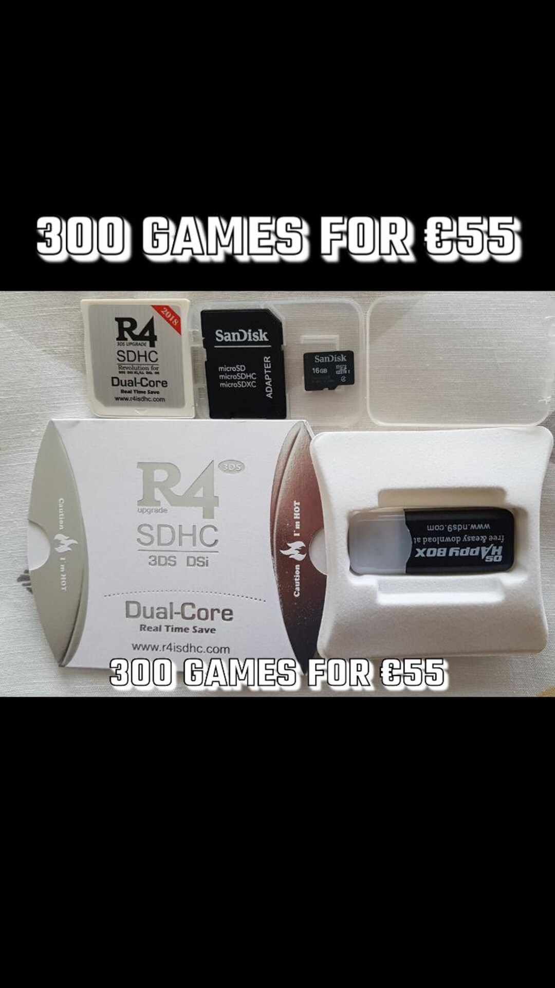 R4 CARDS 300 GAMES - Etsy