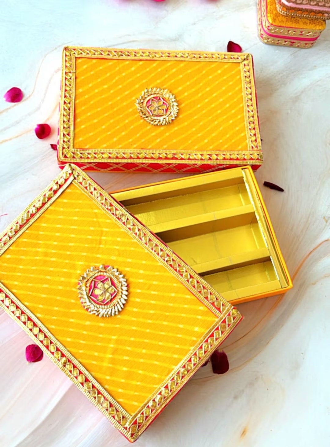 Cardboard Sweet Box Lid Pattern Box Return T Laddo Box Return
