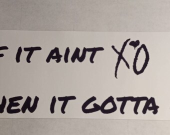 The Weeknd Decal - Etsy