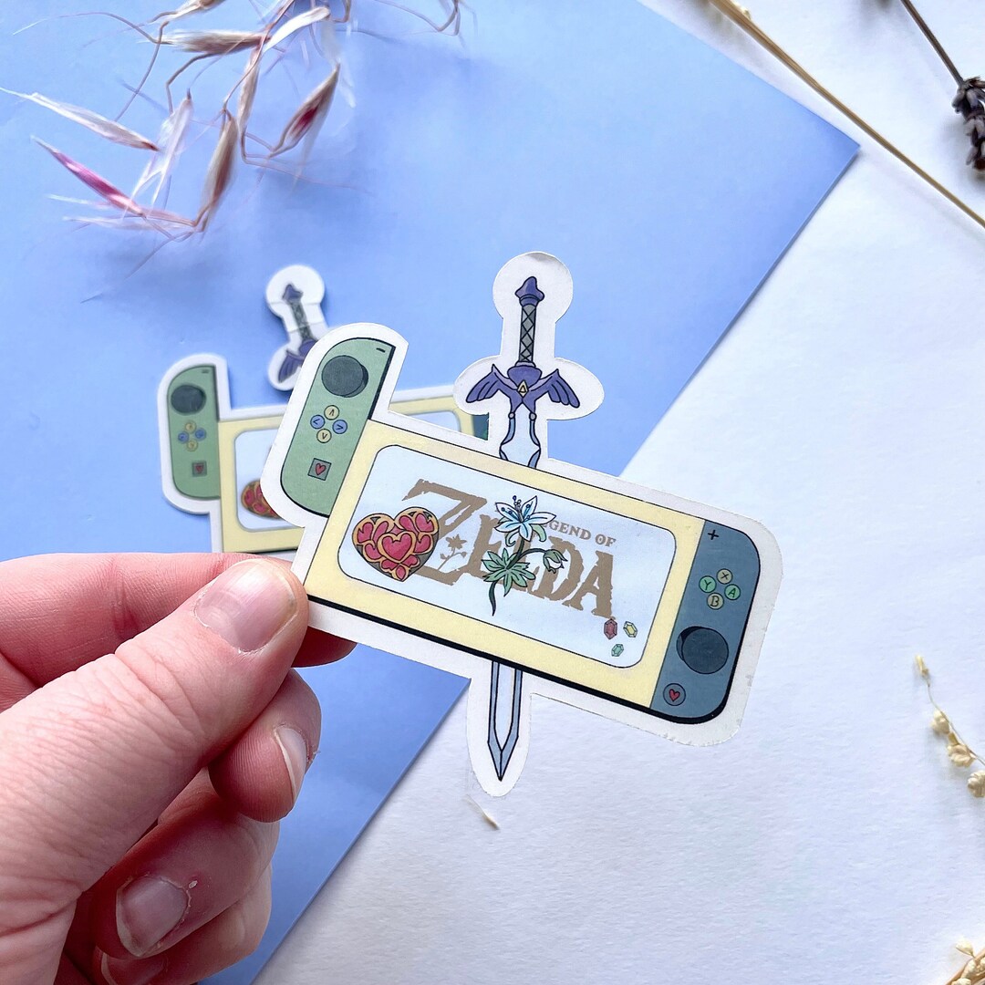 Switch Video Game Sticker BOTW Switch Sticker Cozy Game - Etsy