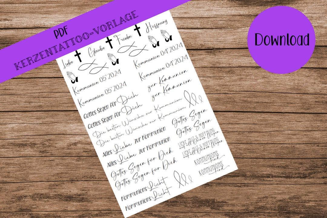 Communion Candle Tattoo Template PDF, Communion, Communion Light, God's ...