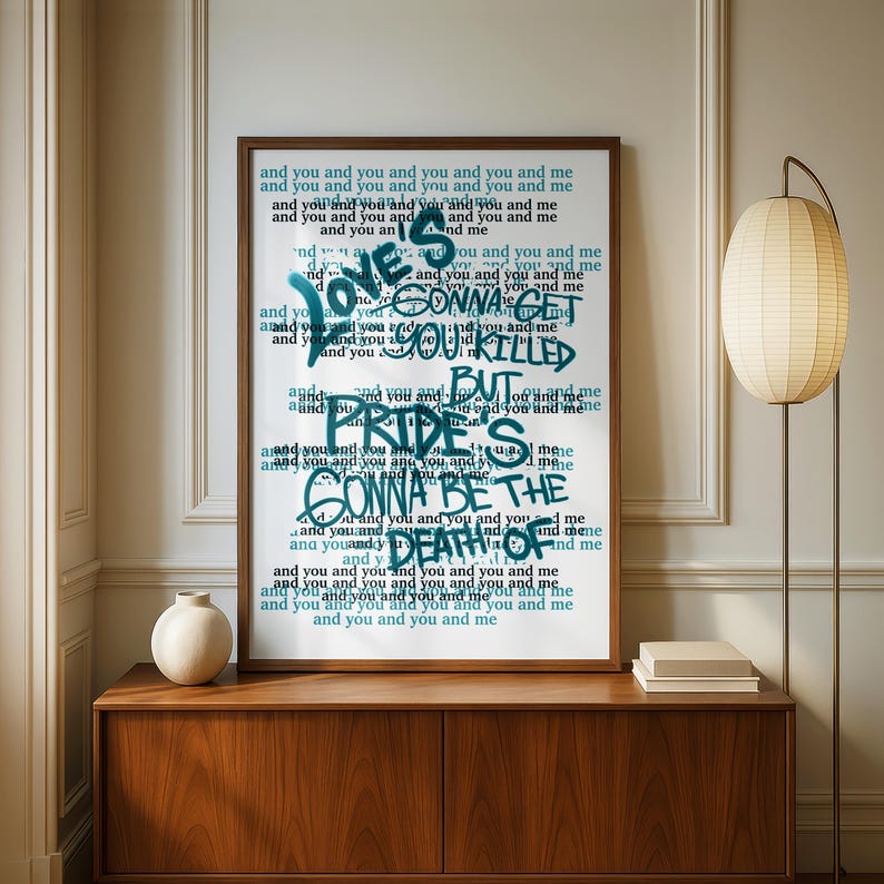 Kendrick Lamar Album Poster, Printable Rapper Wall Art for Hypebeast ...