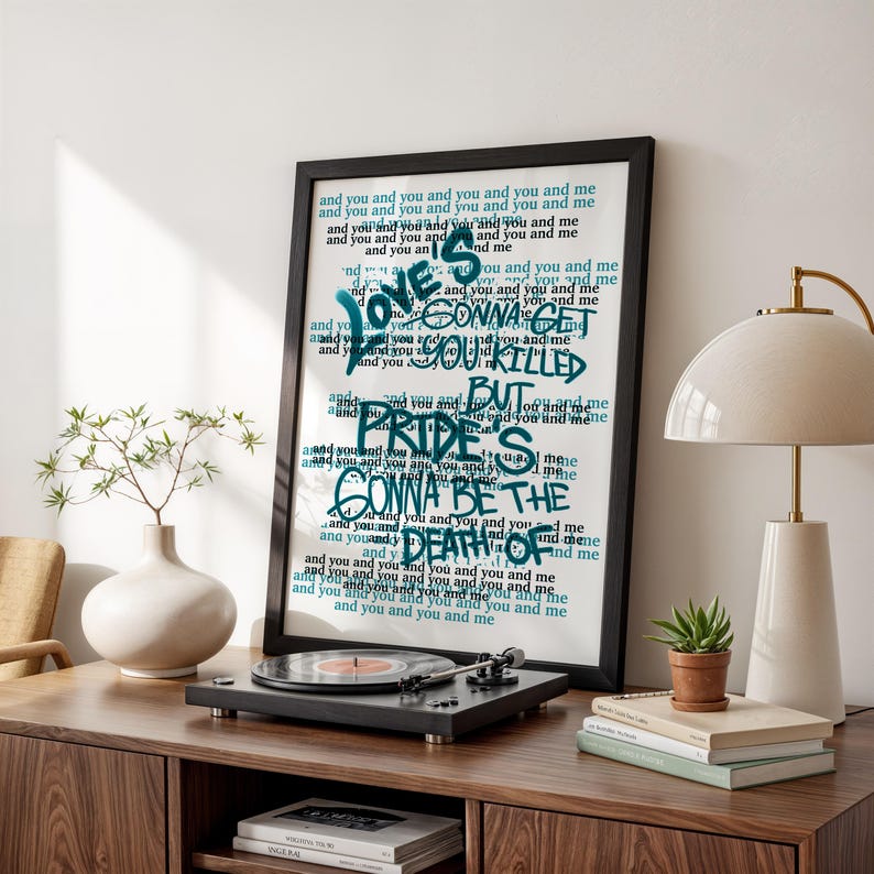 Kendrick Lamar Album Poster, Printable Rapper Wall Art for Hypebeast ...