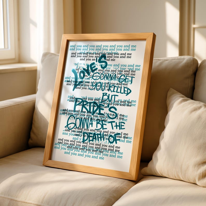 Kendrick Lamar Album Poster, Printable Rapper Wall Art for Hypebeast ...