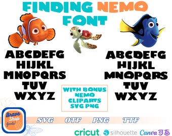 Nemo Font - Etsy