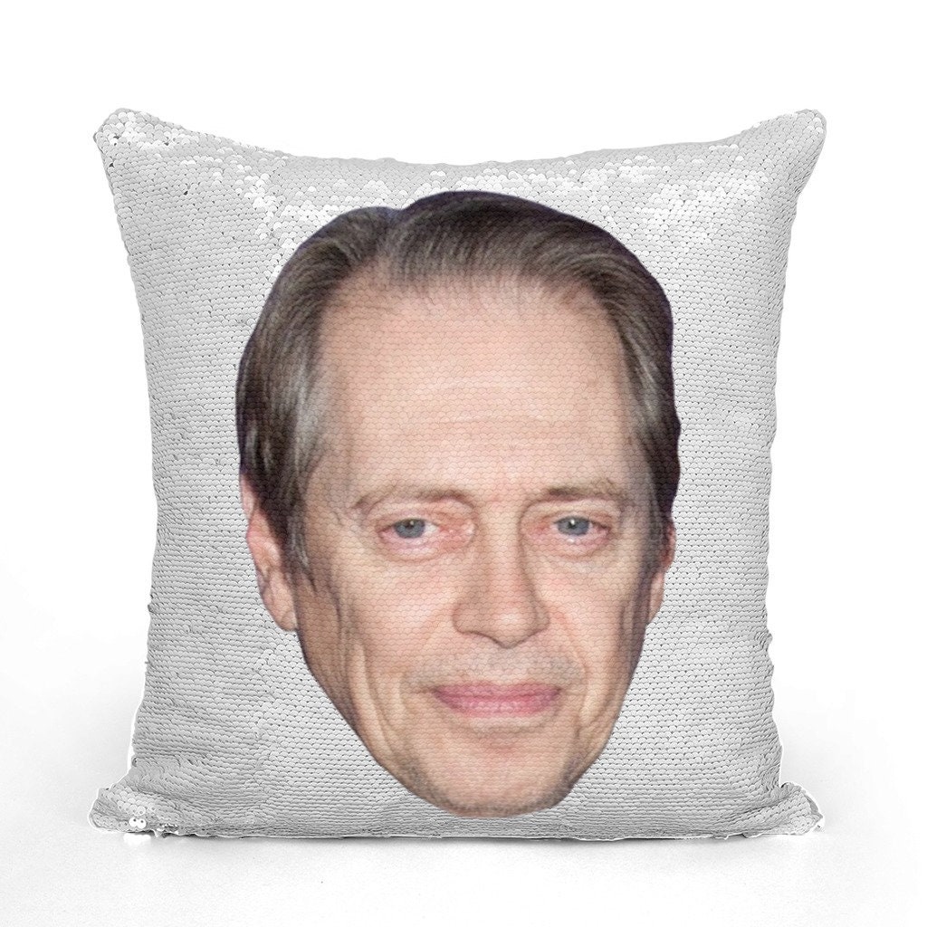 Steve Buscemi Sequin Pillow | Celebrity Pillow Cushions | Cool Pillow ...