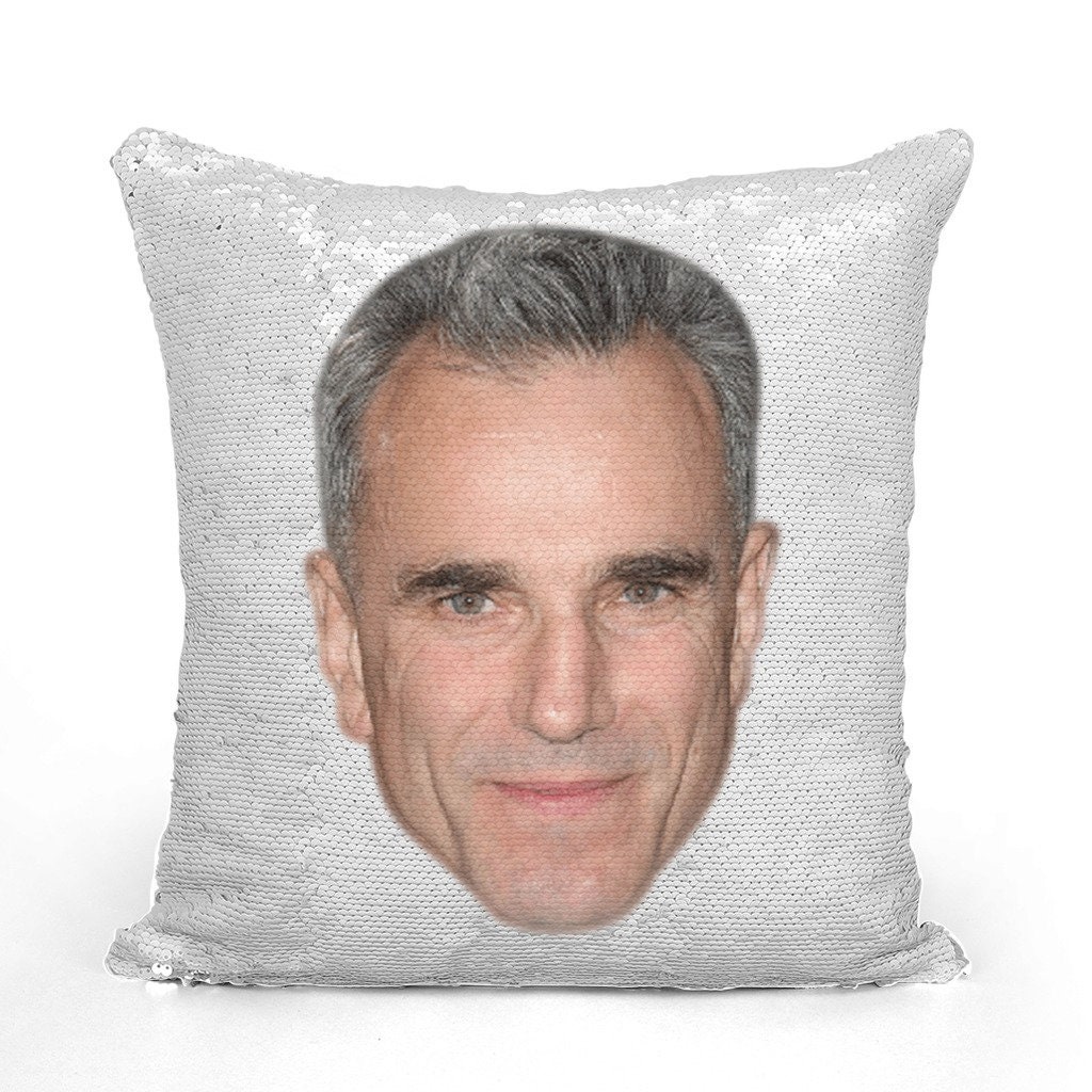 Daniel Day-lewis Sequin Pillow Celebrity Pillow Cushions - Etsy