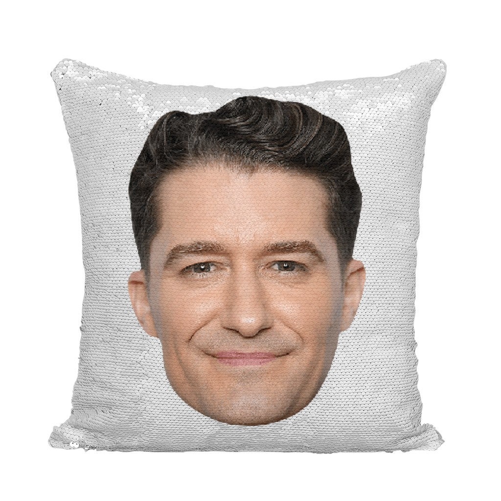 Matthew Morrison Sequin Pillow | Celebrity Pillow Cushions | Cool ...