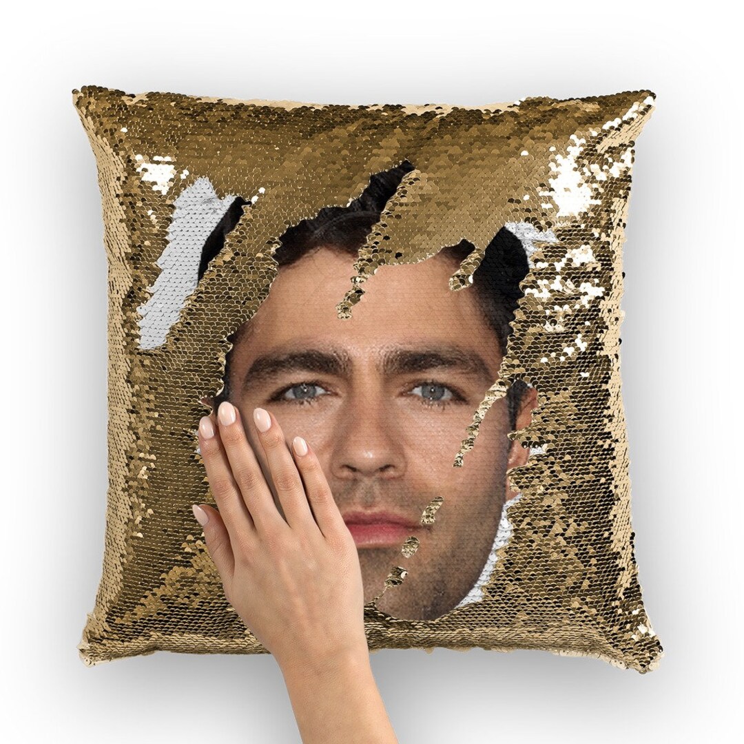 Adrian Grenier Sequin Pillow | Celebrity Pillow Cushions | Cool Pillow ...