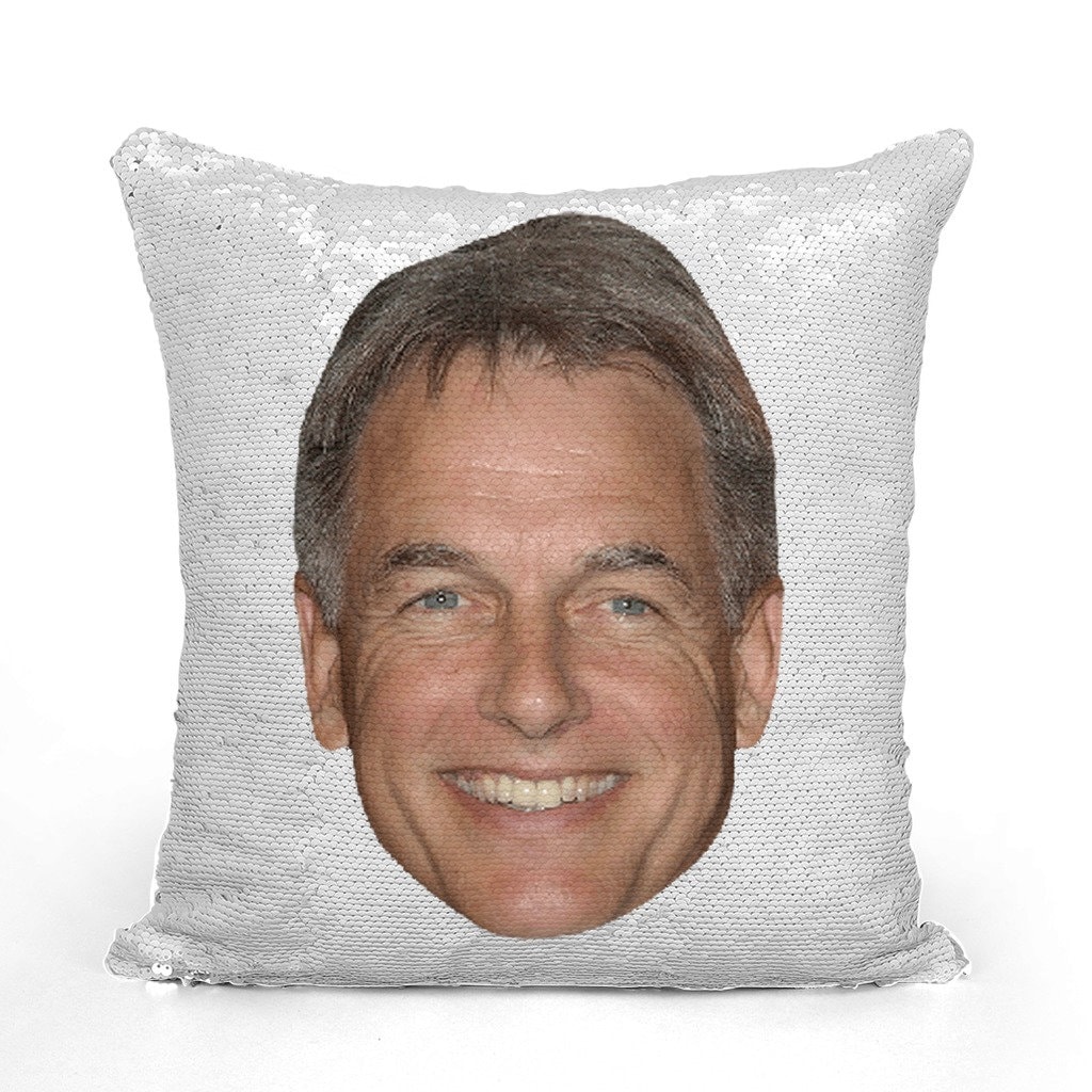 Mark Harmon Sequin Pillow Celebrity Pillow Cushions Cool - Etsy