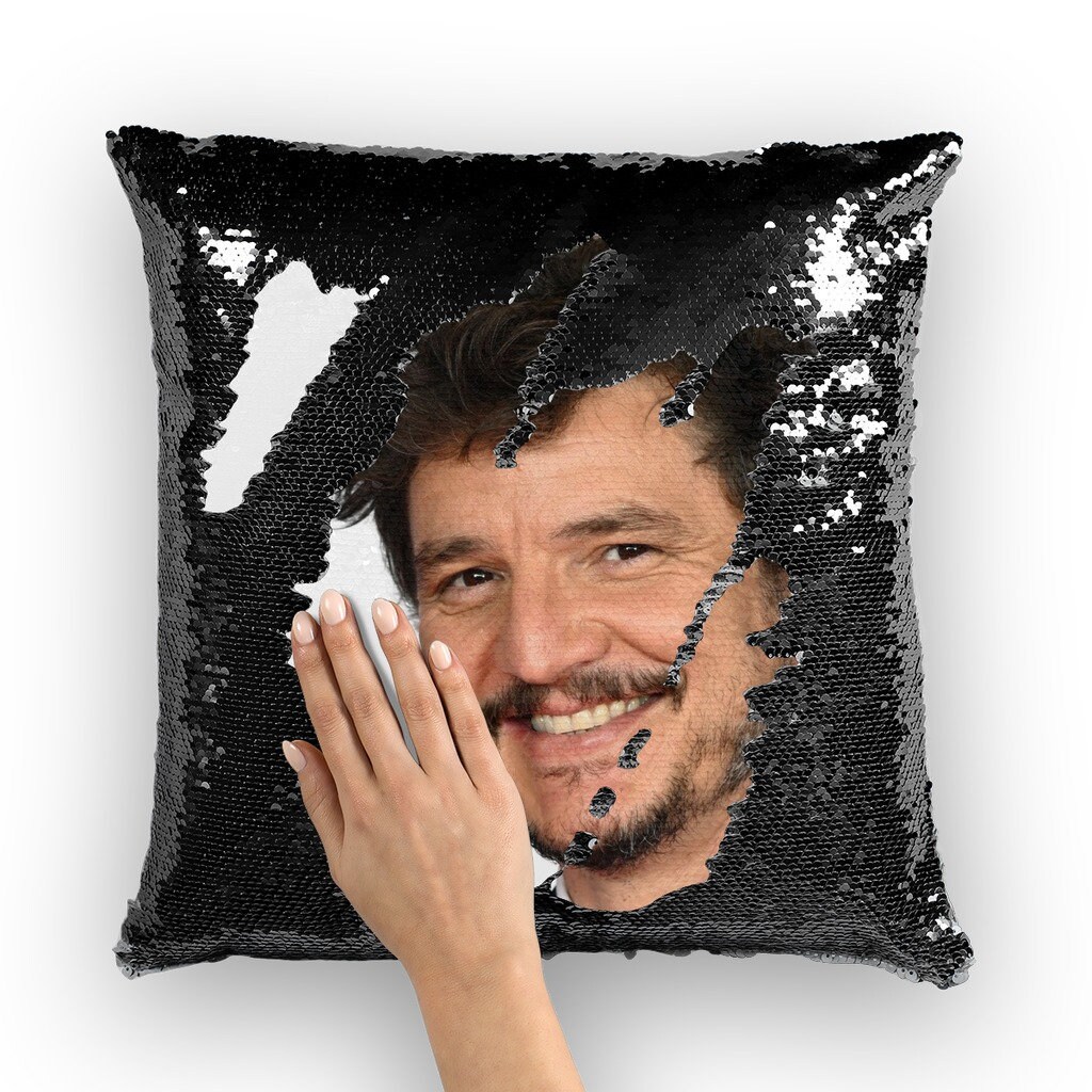 Pedro Pascal Sequin Pillow Celebrity Pillow Cushions Cool Pillow Case ...