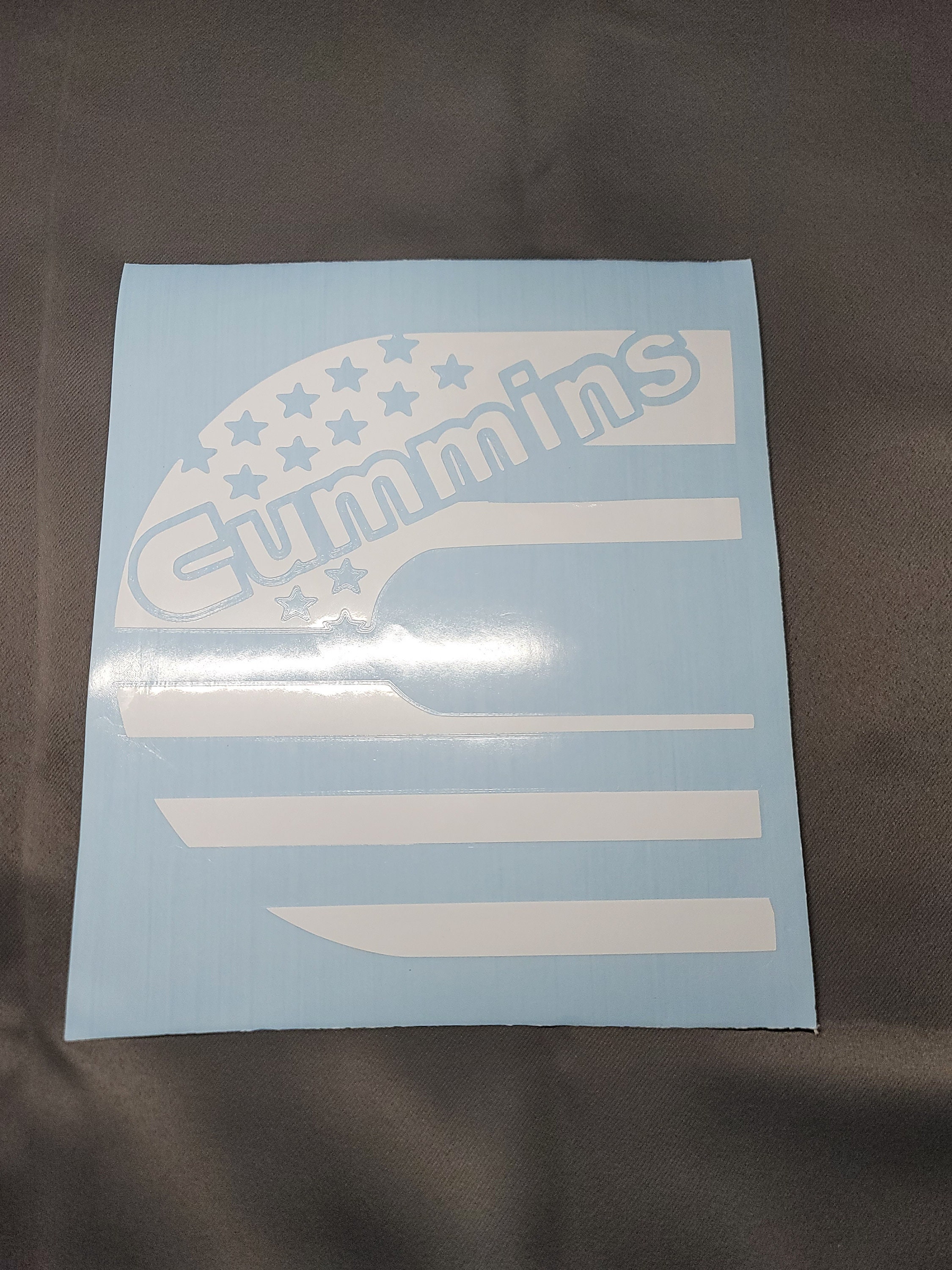 American Cummins Truck Decal - Etsy