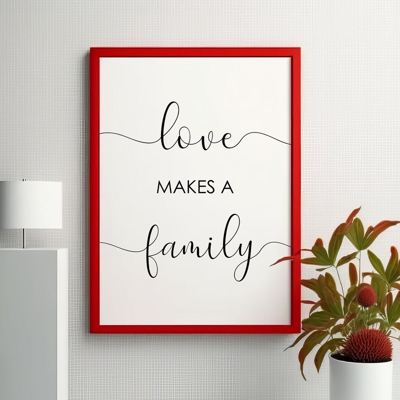 Family Love Sign - Etsy