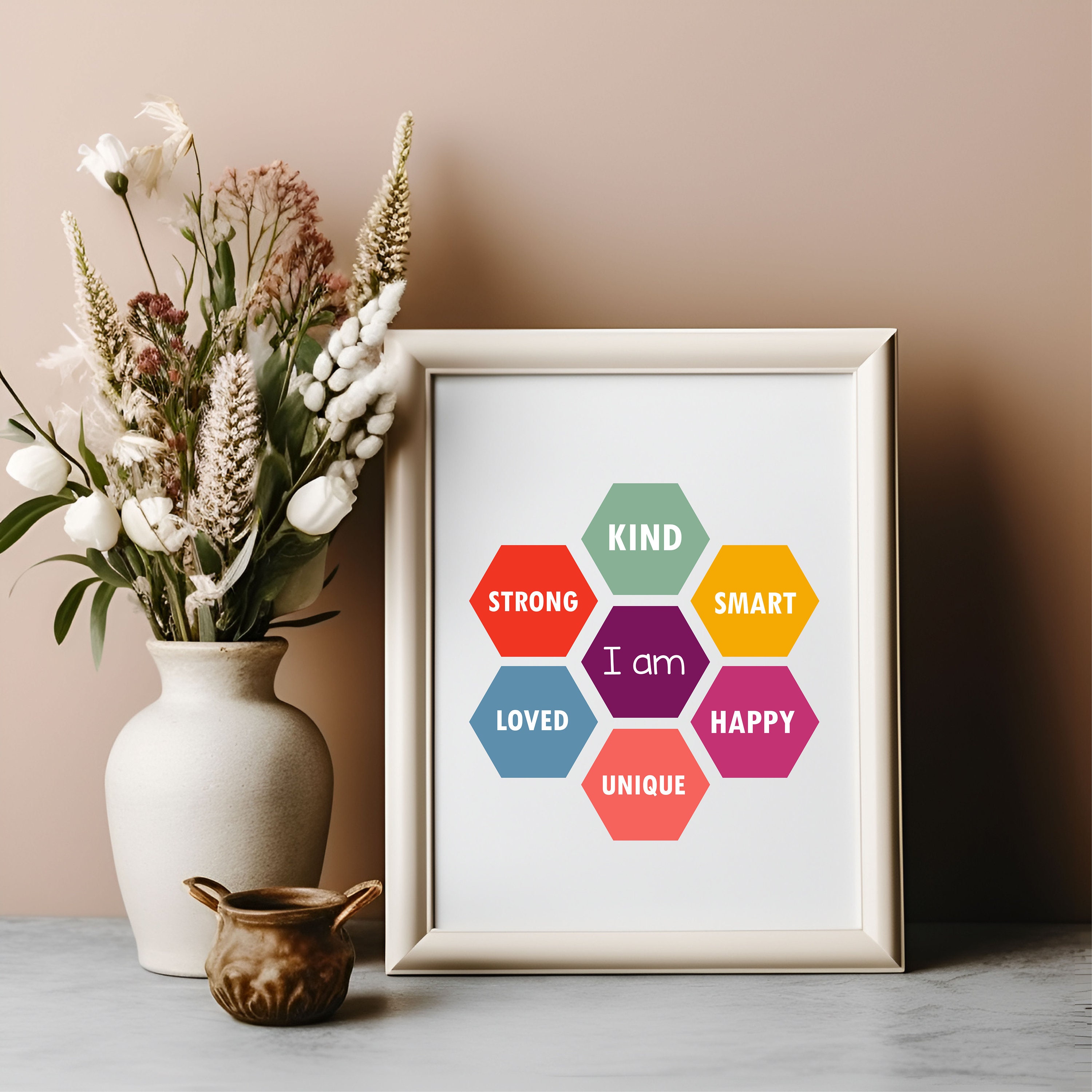Affirmations for Kids, Classroom Posters, Kids Wall Art, Nursery Decor ...