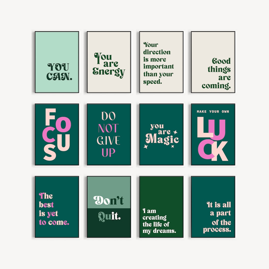 Motivational Posters, Inspirational Work Quotes, Modern Home Office ...