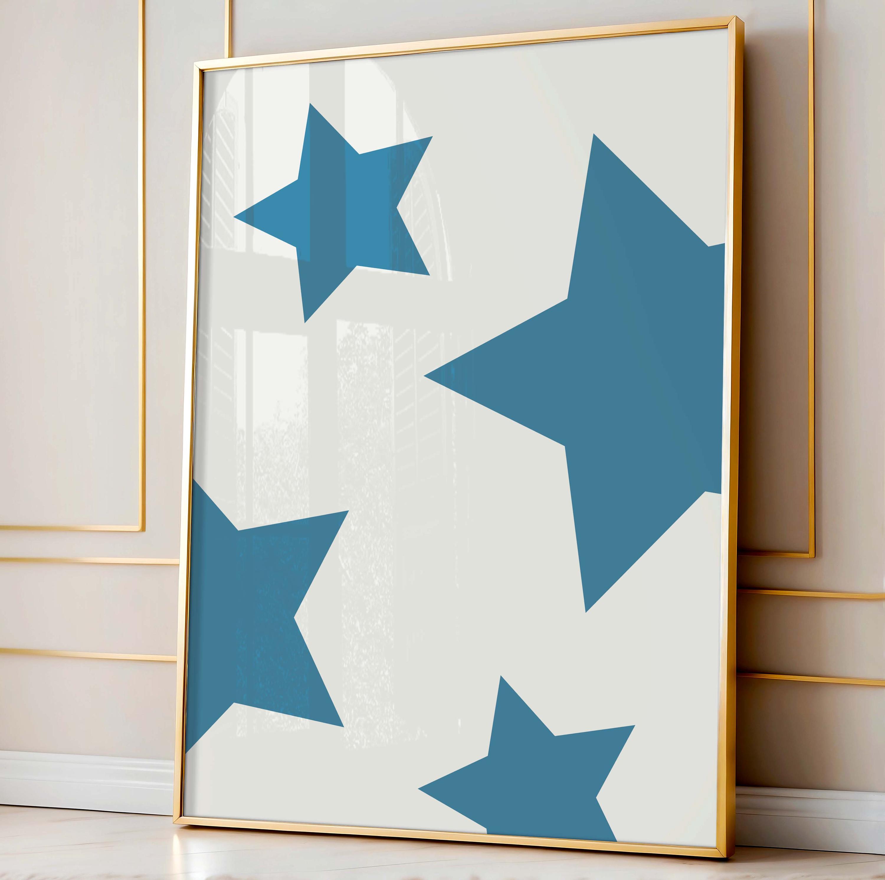 Blue Gallery Wall Art Set of 24, Blue Wall Art Prints Beachy Decor ...